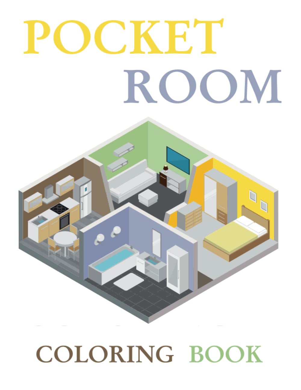Amazon.com: Pocket Room Coloring Book: Little Illustrations ...