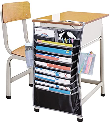 Desk Side Hanging Books Magazine Storage Organizer School Classroom ...
