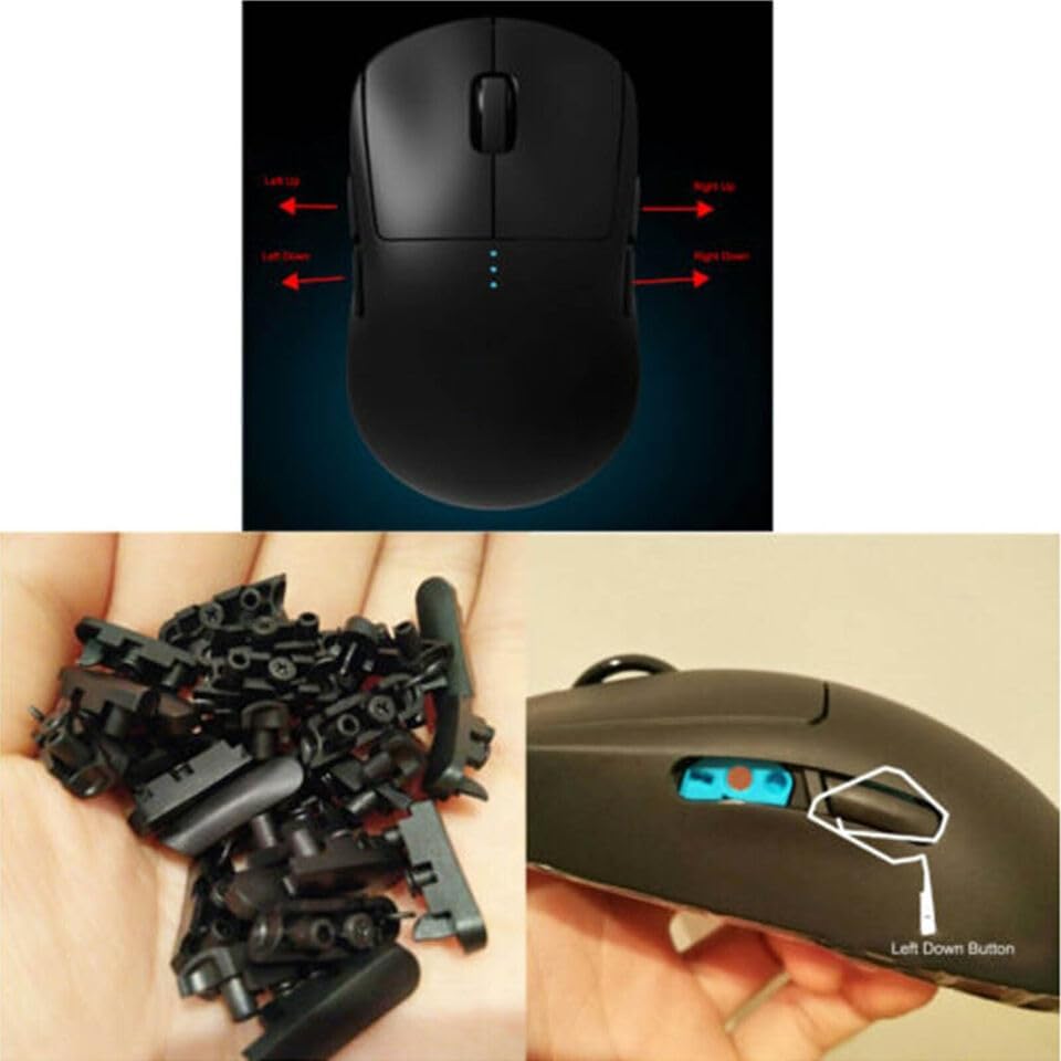 Mouse Side Button Side Keys Replacement Fit for Logitech G Pro Wireless ...