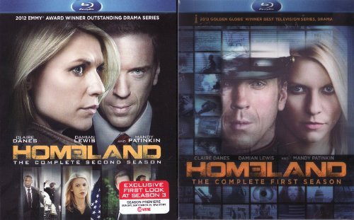 Homeland: The Complete First and Second Season Blu-ray DVD Set: Amazon ...