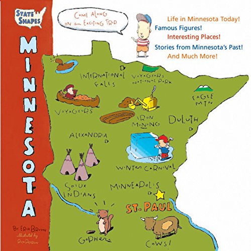 State Shapes: Minnesota: Bruun, Erik, Peterson, Rick: 9781579121686 ...
