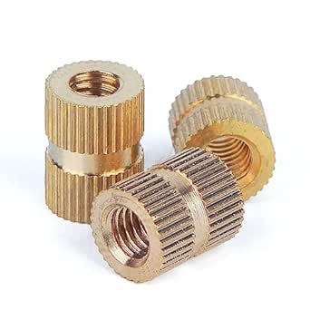 M2 M2.5 M3 M4 M5 M6 M8 Threaded Inserts Brass Insert Nut Injection ...
