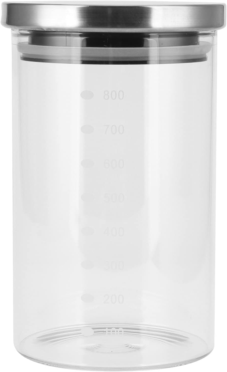 Amazon.com: Glass Food Storage Containers,Glass Jar with Stainless ...