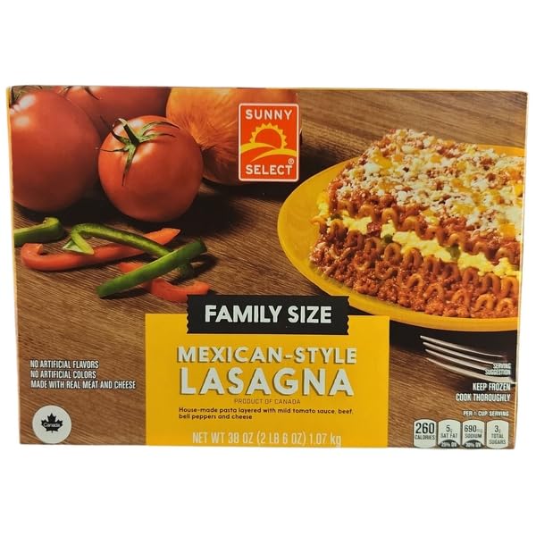 Amazon.com: Sunny Select, Mexican Style Lasagna, 38 Ounce : Grocery ...