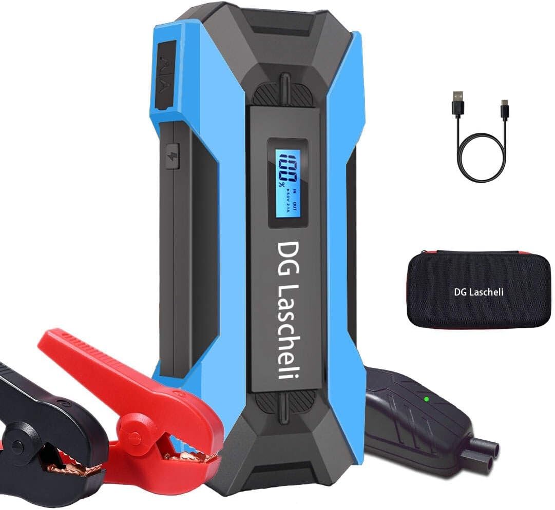 Portable Car Jump Starter 12V 6000mAh 800A Peak Current Car Lithium ...