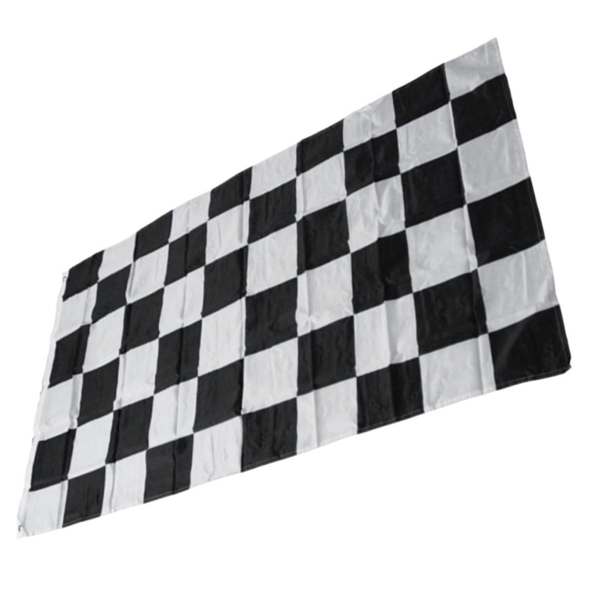 Geblokte Vlag Banner Clipart