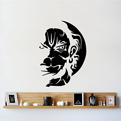 Buy StickersYard Hanuman Bajrang Bali Wall Sticker & Decal (Color ...