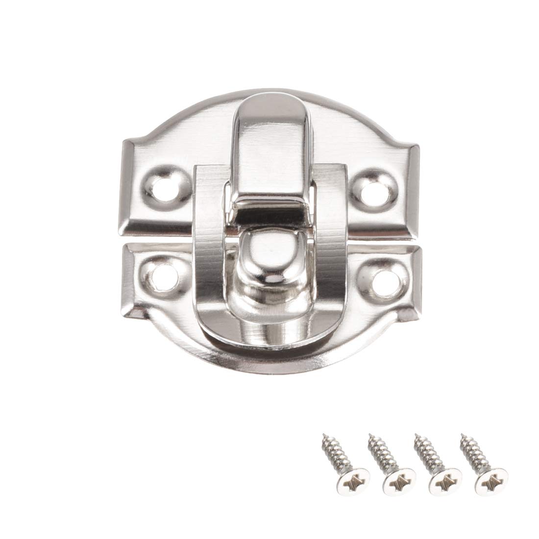 uxcell Box Latch, Retro Style Small Size Silver Tone Decorative Hasp ...