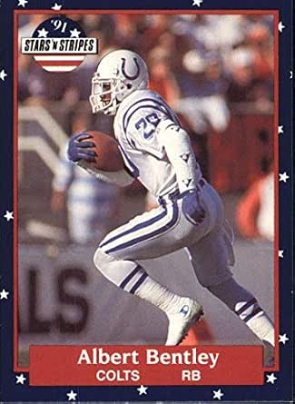 Amazon.com: 1991 Fleer Stars and Stripes #25 Albert Bentley NFL ...
