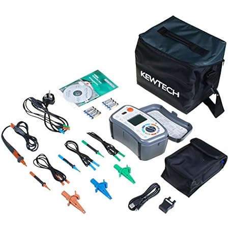 Kewtech KT63 Multifunction Tester - 5 in 1 Digital Tester with Auto RCD ...