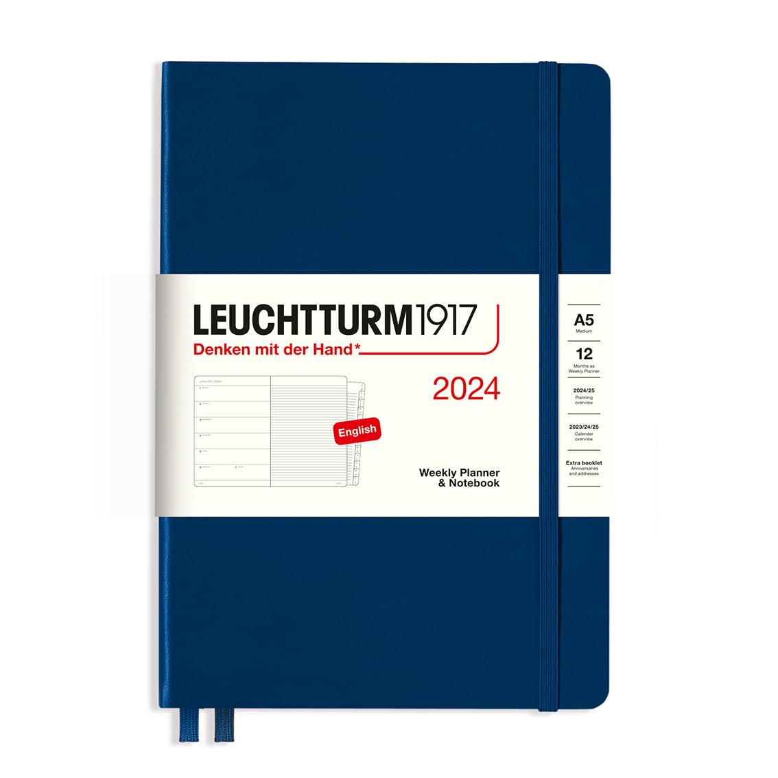 Snapklik.com : LEUCHTTURM1917 - Weekly Planner & Notebook 2024