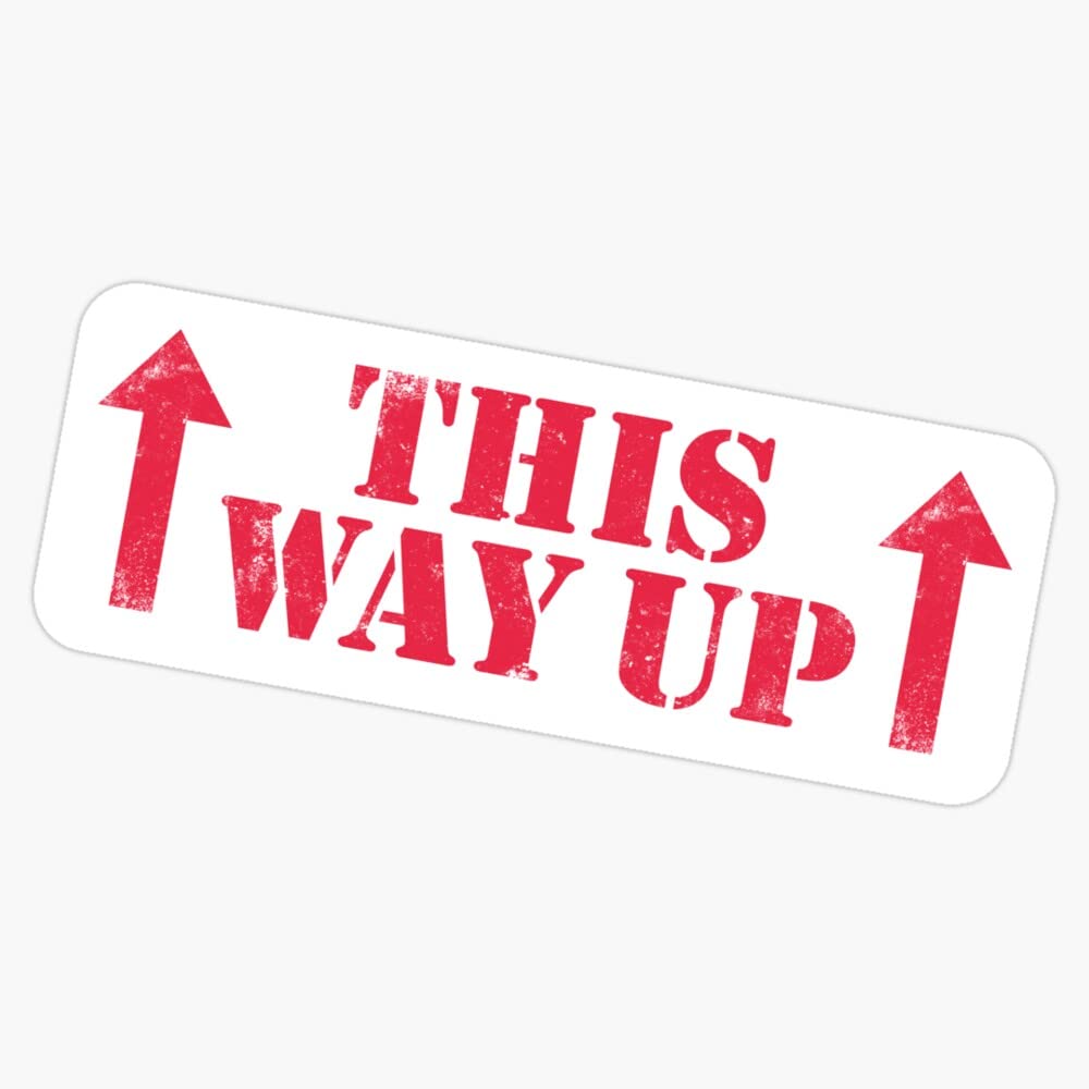 This Way Up Sticker