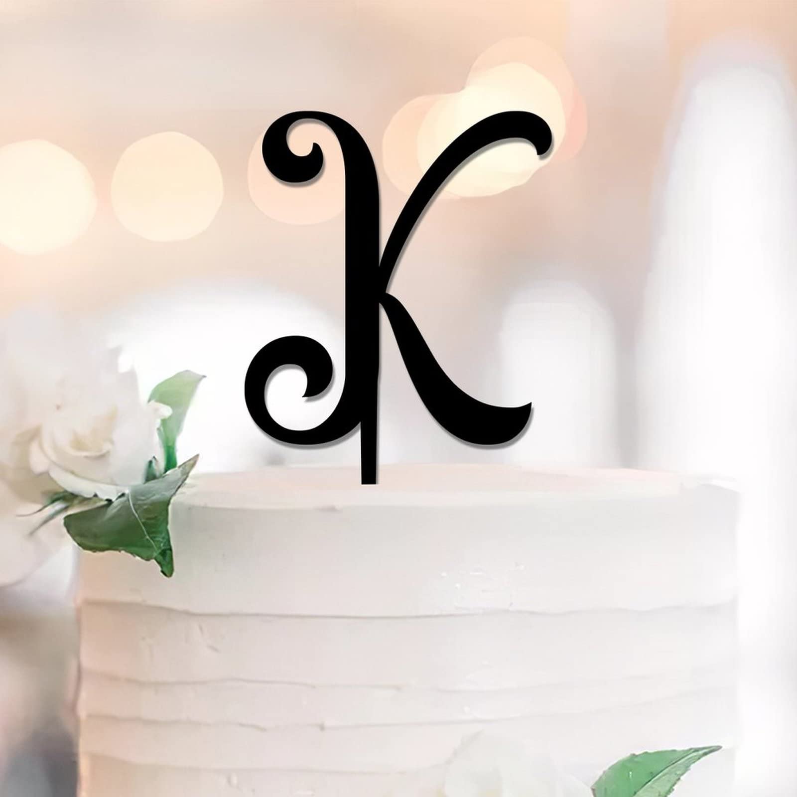 Black Letter Cake Topper Amazon.com: 91 PCS Acrylic Alphanumeric Cake