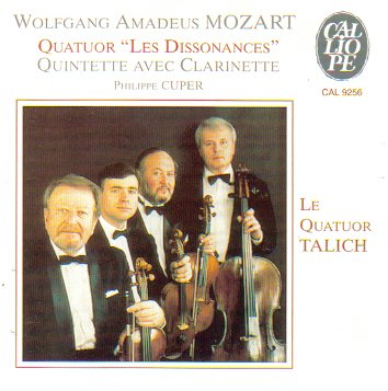 Mozart, Talich Quartet, Phillipe Cuper, Le Quatuor Talich - Mozart ...
