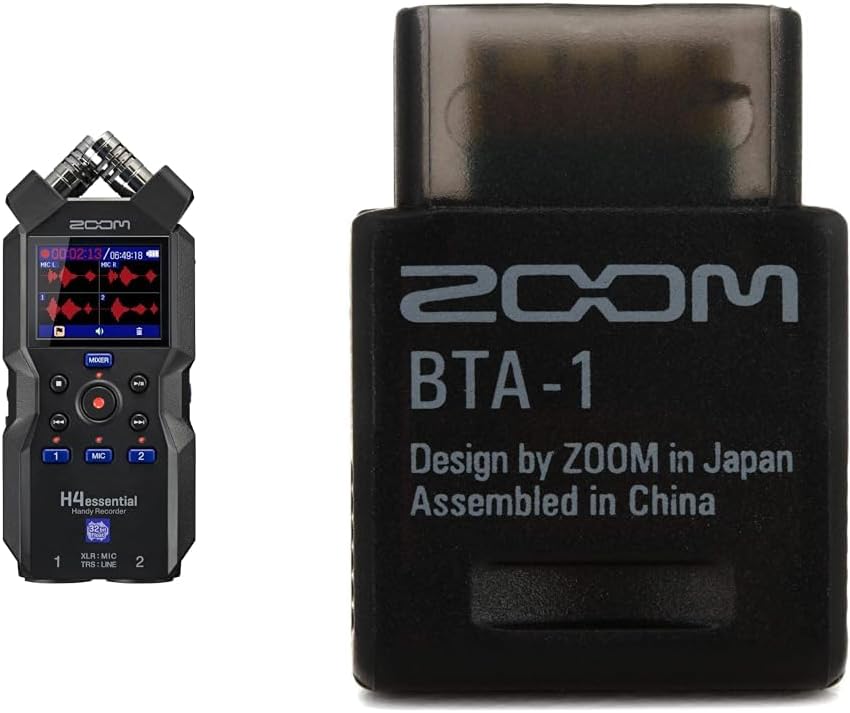 Amazon.com: Zoom H4essential 4-Track Handy Recorder Bundle with ...