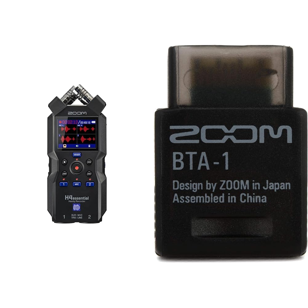 Amazon.com: Zoom H4essential 4-Track Handy Recorder Bundle with ...