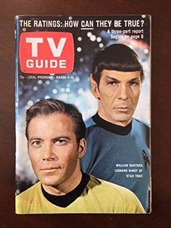 1967, Star Trek, TV Guide" (1st Cover) No Label (Scarce) - TV Magazines ...