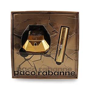 Amazon.com: Paco Rabanne Lady Million - Set de regalo de 2 piezas (espray de perfume + 1 spray ...