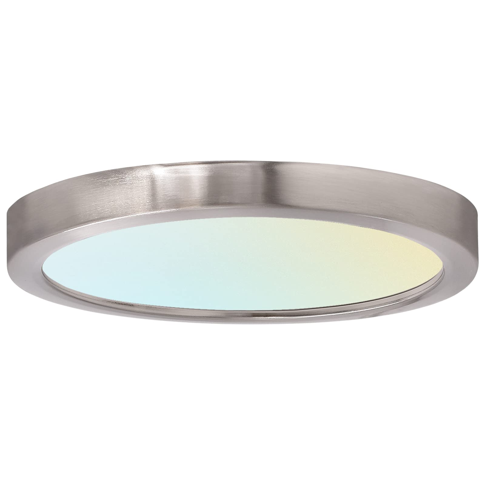 LUXRITE 7 Inch LED Flush Mount Ceiling Light Fixture, 15W, 3 Color ...