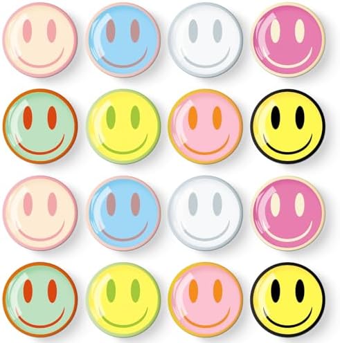Amazon.com: Neomuch Fridge Magnets - Smiley Face Cute Magnets - 12 ...