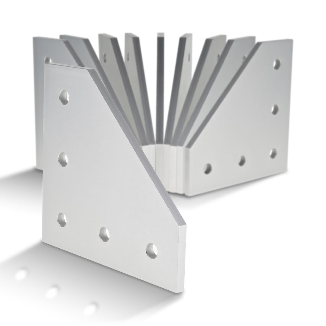 90 Degree Corner Plate NEW 5-Hole 90° Joining Plate For 80/20 (8020) 15 ...
