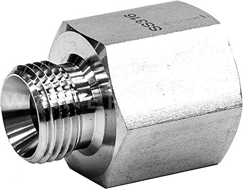 Tompkins Industries 3435-06-04 BSPP to BSPP Extended Bushing, Steel, 3/ ...