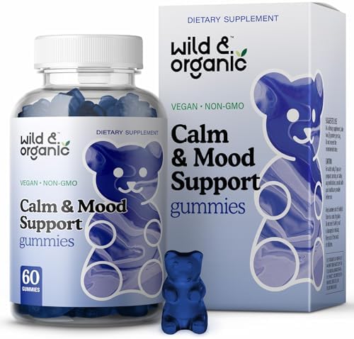 Amazon.com: Wild & Organic Calm & Mood Gummies - Mood Support ...
