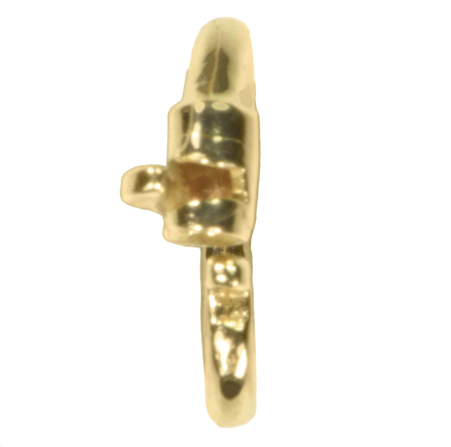 Snapklik.com : 14K Gold Link Lock Locking Chain Link Very Tiny 4.75mm X 6mm