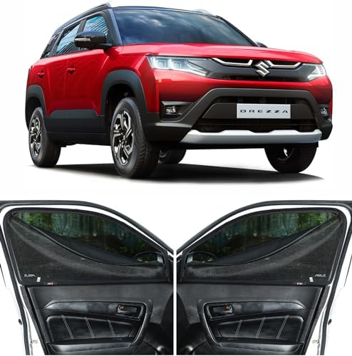 Able Dotnet Car Magnetic Sun Shade Curtains 4 Door with Zipper for ...