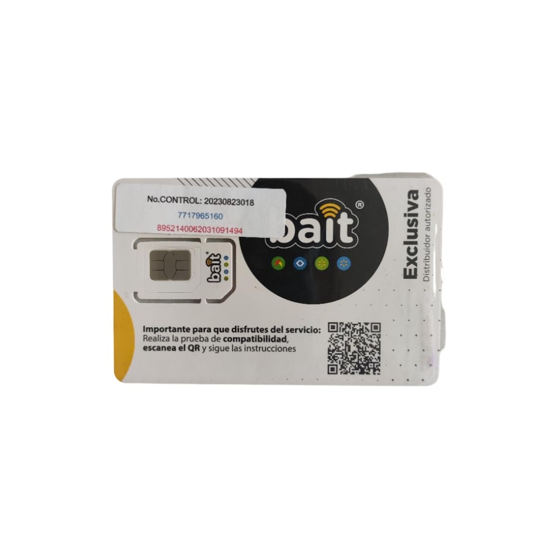 Genérico Tarjeta Chip SIM Bait con Recarga de 100 : Amazon.com.mx ...