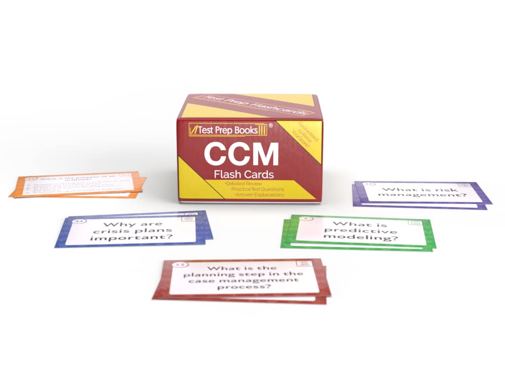 CCM Certification Study Cards 2024-2025: CCM Test Prep with Practice ...