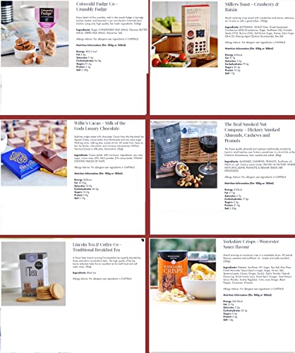 Artisan Gourmet Gift Basket - Gift Card Included - Luxury British Food ...