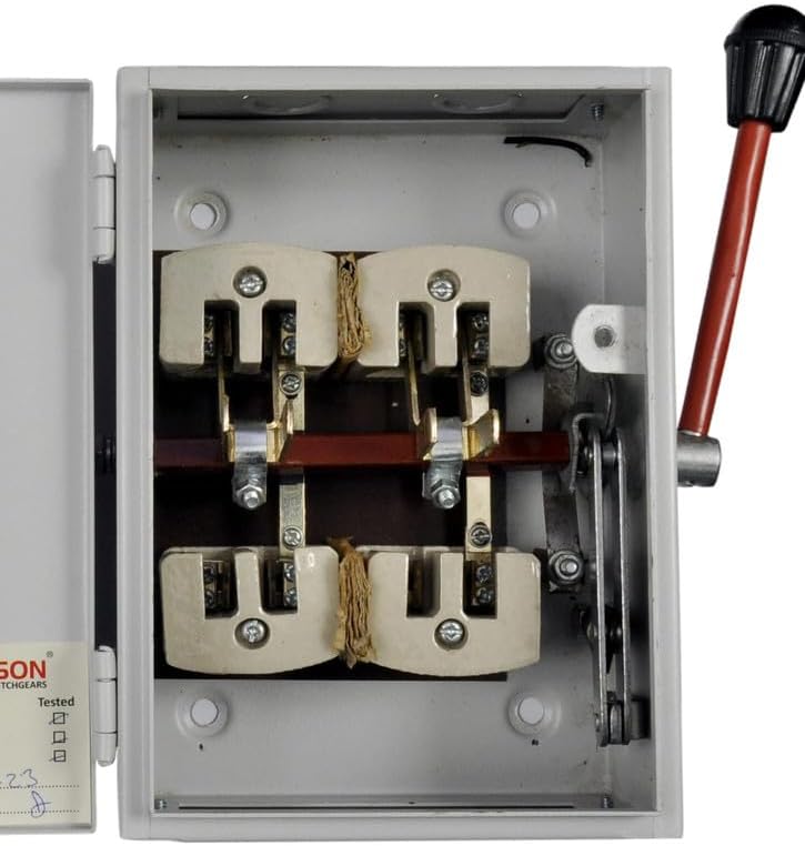 WINGWON Electric Changeover Switch - (grey,2 pole, 240 volt,32amp) NO ...