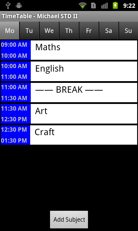 Time Table Lite - App on Amazon Appstore