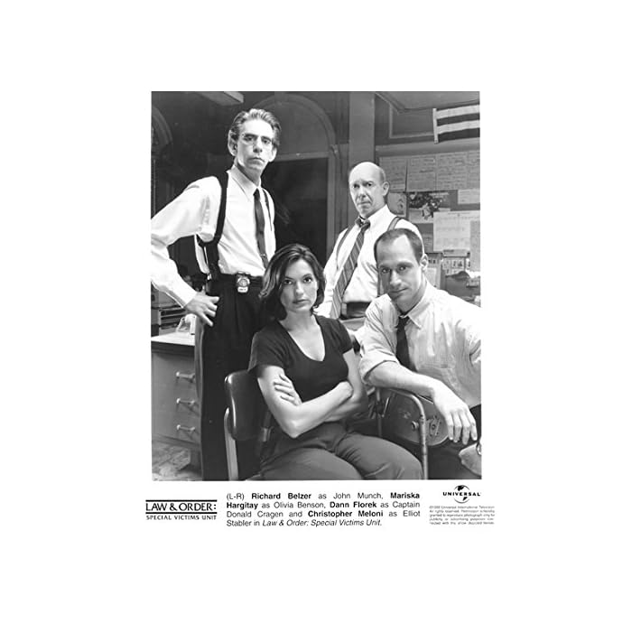 Buy Law & Order: Special Victims Unit 8x10 Photo B&W Richard Belzer ...