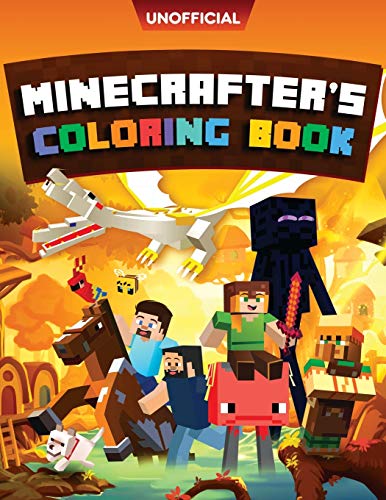 Buy Minecraft Coloring Book: Minecrafter's Coloring Activity Book: 100 ...