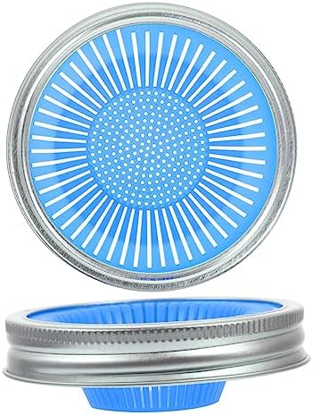 Amazon.com: SHOWERORO 2Pcs Sprouting Lids for Wide Mouth Mason Jars ...