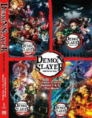 Demon Slayer: Kimetsu No Yaiba Season 1 + 2 (1-44 End) + Mugen Movie ...