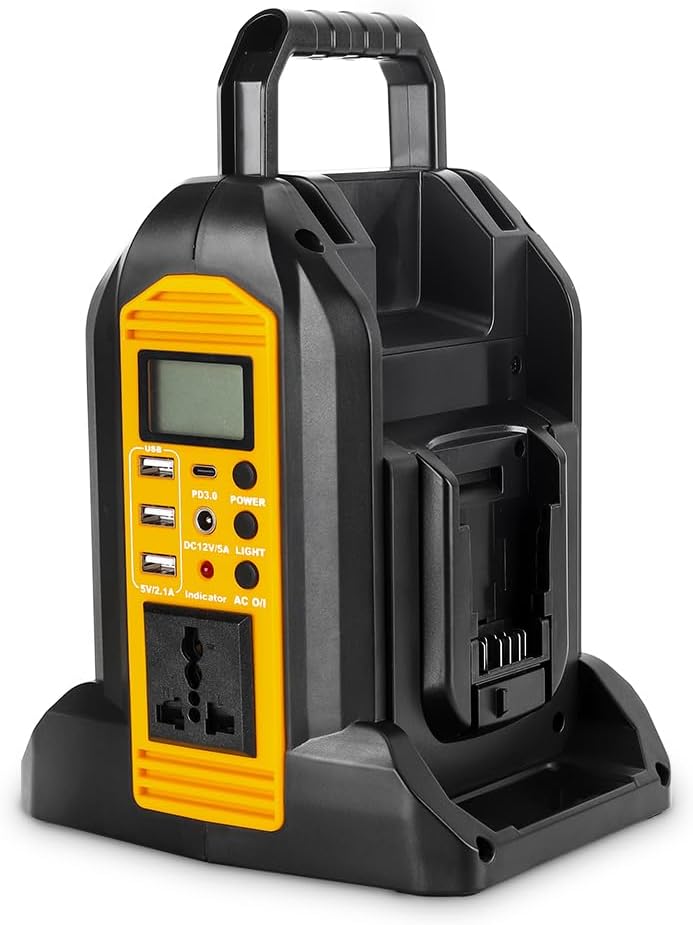 Amazon.com: DEWALT DXAEPIP3W 20V, 3-Way Powered (Cables, Battery, DC ...