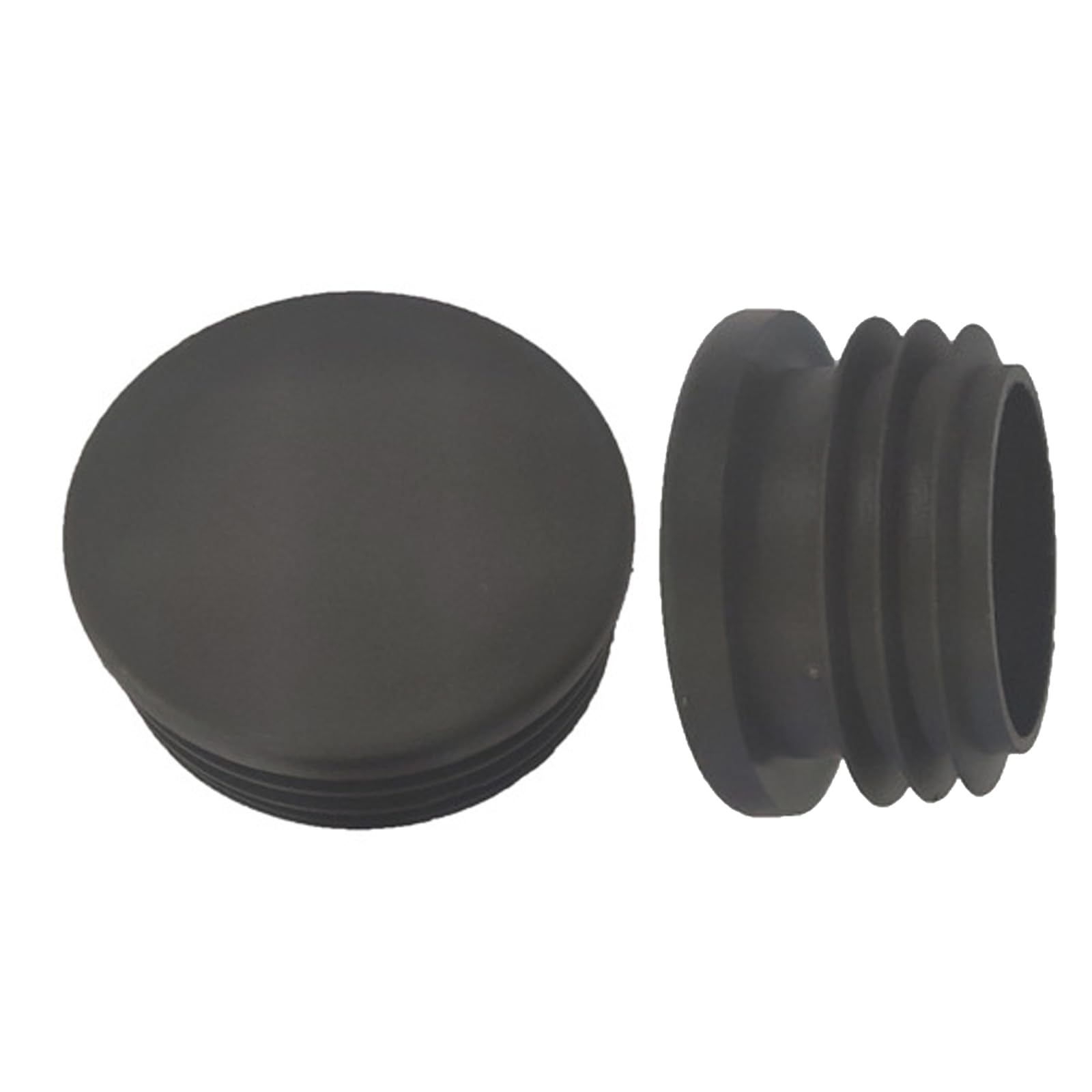 60mm Black Plastic Plugs, Black Round Tube Covers, Inner End Caps for ...