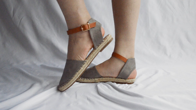 Watch Women Closed Toe Buckle Strap Comfortable Espadrille Sandal on ...