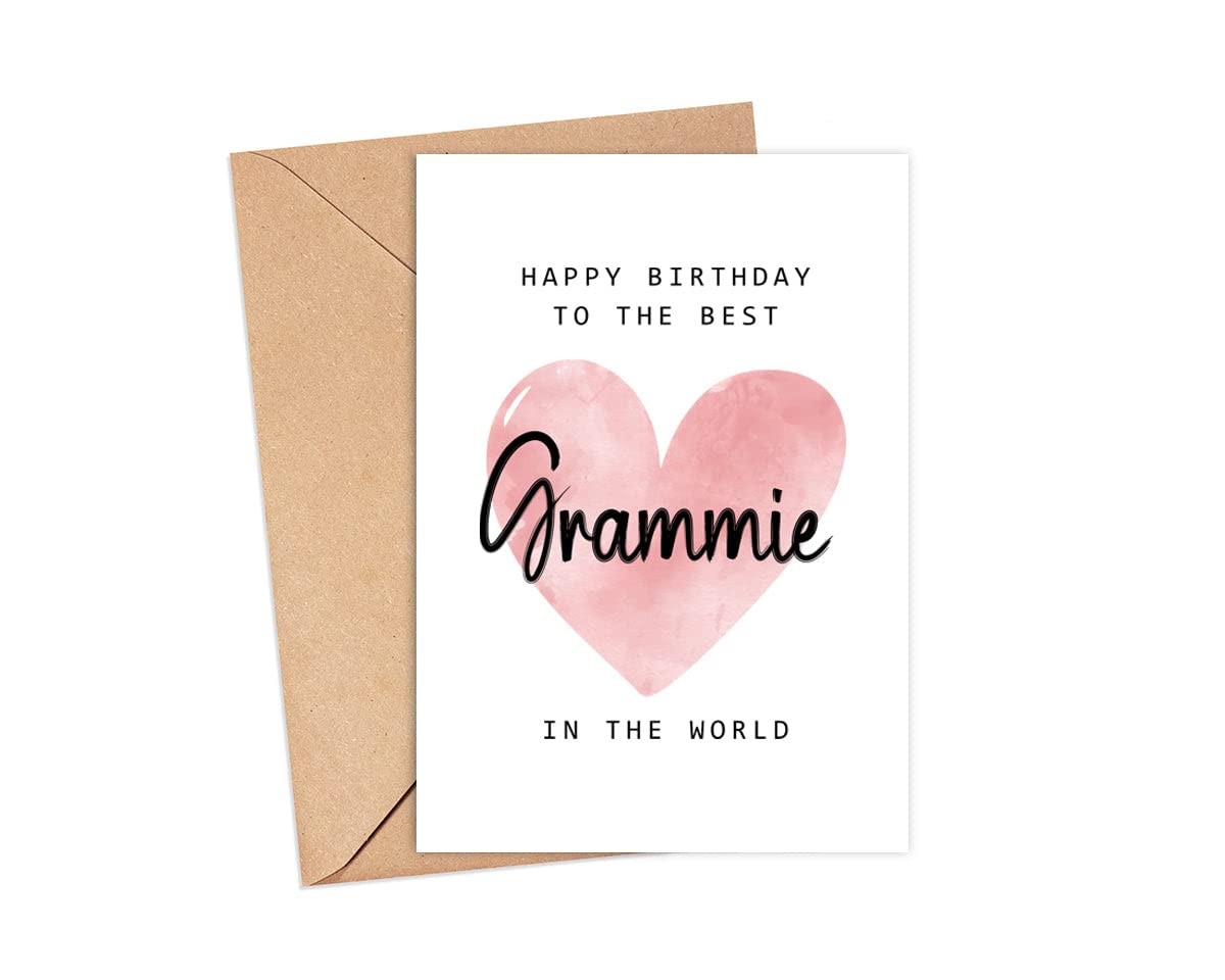Amazon.com : Happy Birthday To The Best Grammie In The World Card ...