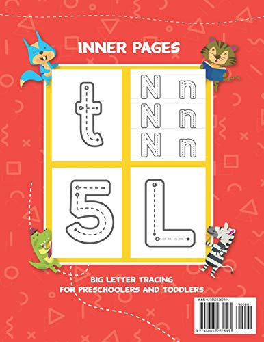 Snapklik.com : BIG Letter Tracing For Preschoolers And Toddlers Ages 2 ...