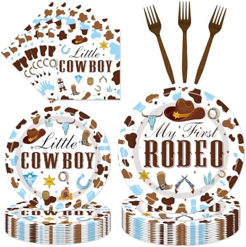 Amazon.com: First Rodeo Birthday Party How the West was One Birthday ...