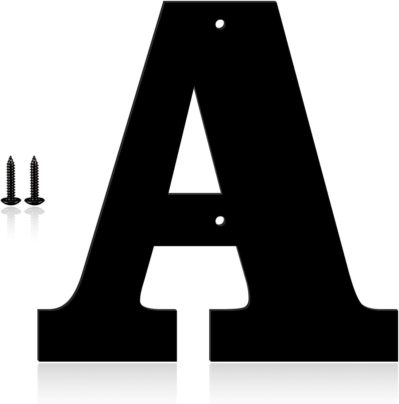 Amazon.com: 5 Inch Black Aluminum Letters, Floating House Address ...