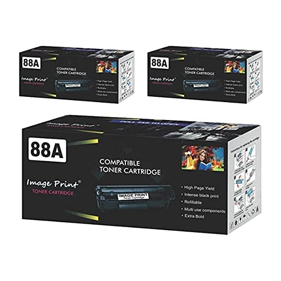 Image Print 88A Replacement for HP 88A / CC388A Toner Cartridge ...
