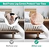 Amazon.com: ZhouDaShu Bed Frame Leg Protectors Covers, Bed Frame Toe ...