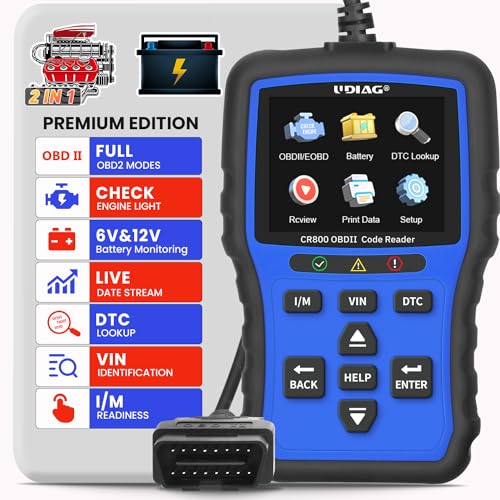 Amazon: OBD2 Scanner Diagnostic Tool, Scan Tool for All Vehicles, OBDlI ...