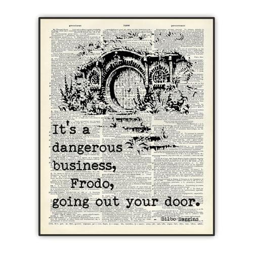 Amazon.com: LOTR Quotes Wall Decor for Office, Tolkien Wall Art, Hobbit ...
