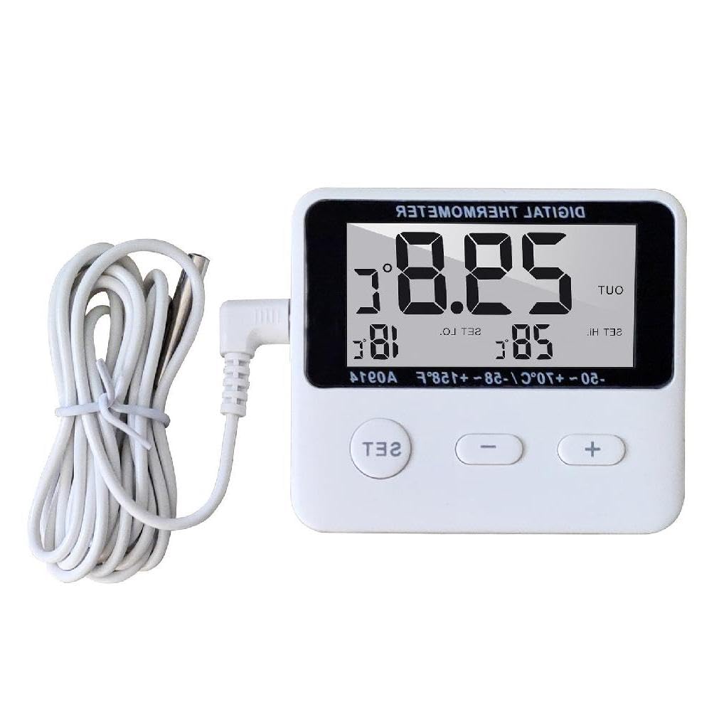 Amazon.com: Refrigerator Digital Fridge Thermometer Freezer Alarm ...
